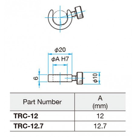 C Shape Post Collars