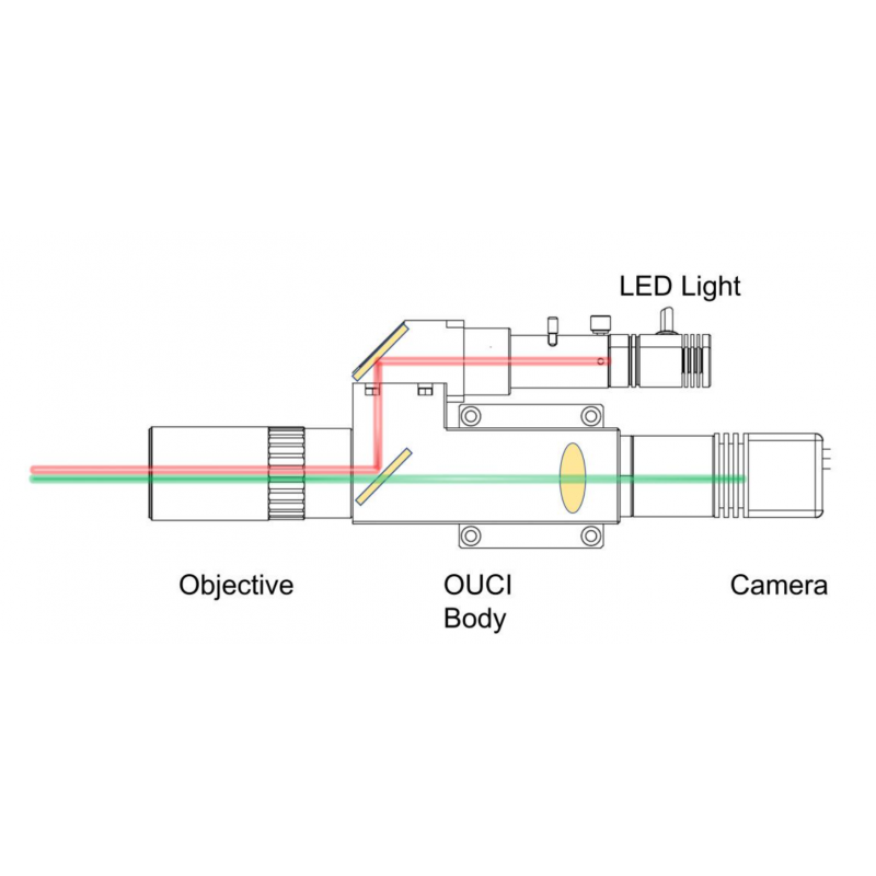 UV/VIS/NIR - Microscope Body with Coaxil Illumination