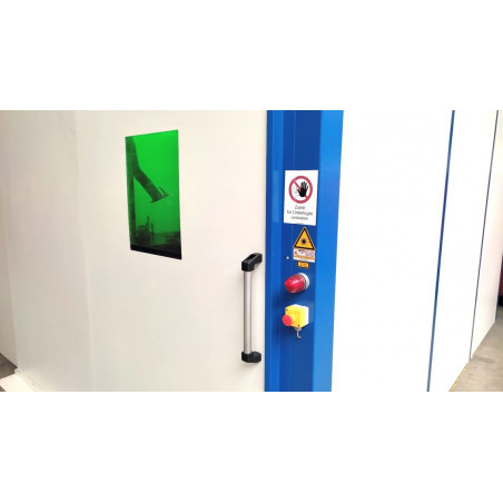 Large Area Laser Safety Cabin for Laser Welding