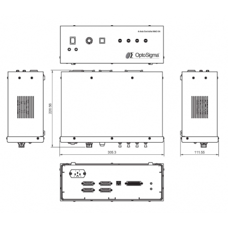 Four axis Stage Controller