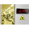 LED laser warning signs