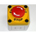 Push button switch, spring return, 1 n/o