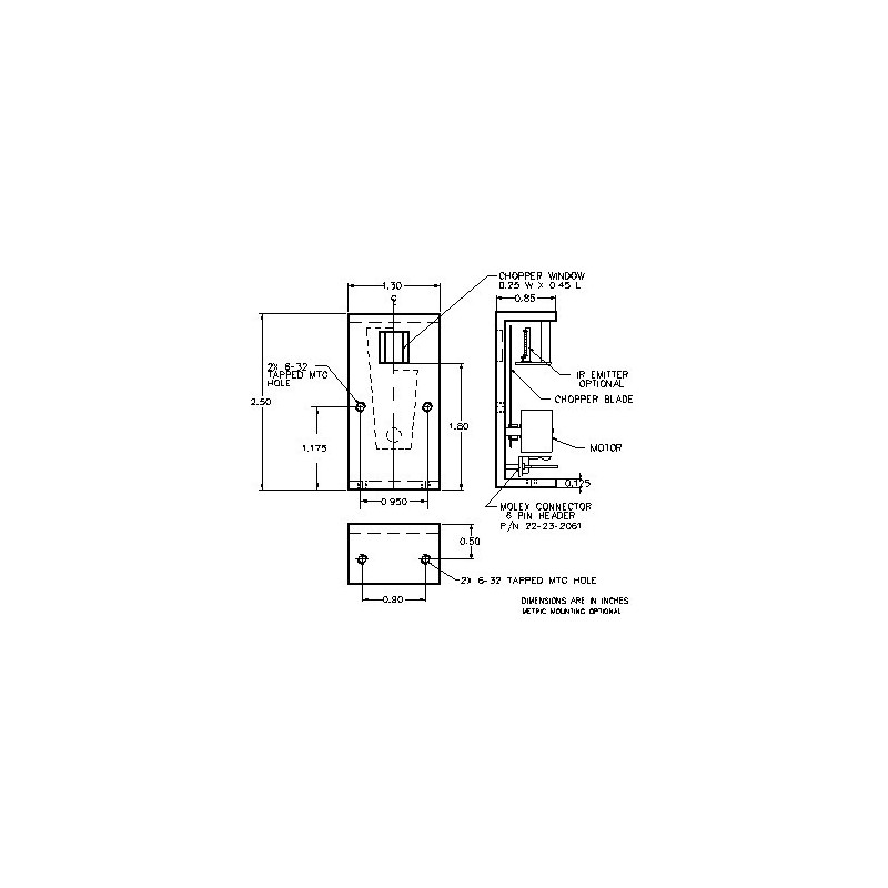 EOP-CH-50 Optical Chopper with Blade