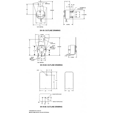 EOP-SH-10-M Laser Safety Shutter with Base Plate