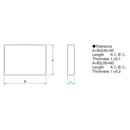 Optical Flats, Rectangle, SiO2