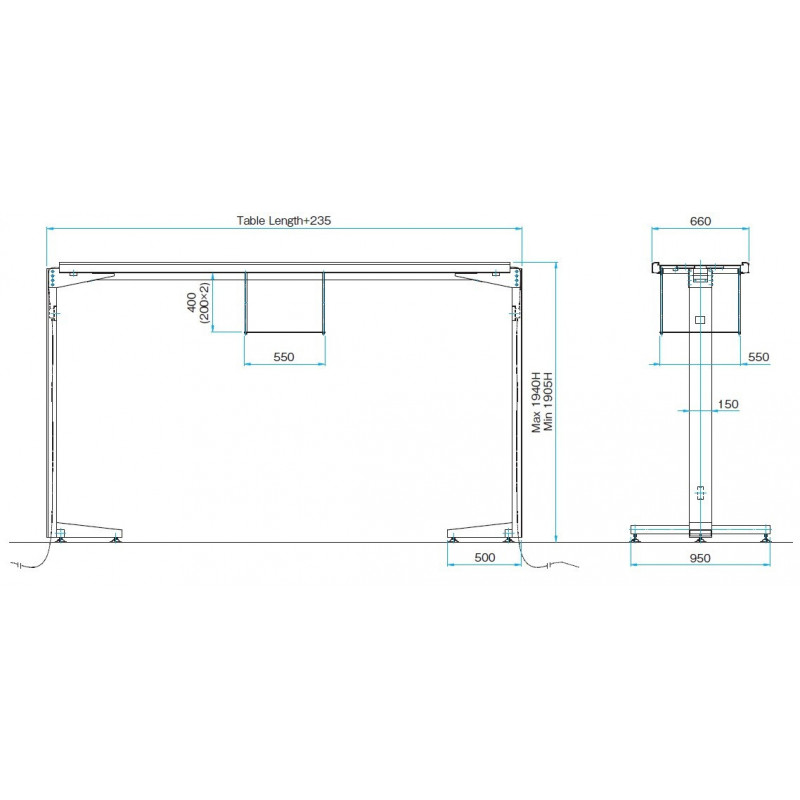 Overhead Table Shelf Systems